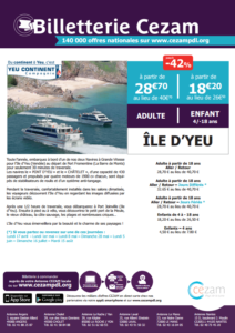 Carte Cézam : Offres de Sorties du moment – cse titi-floris